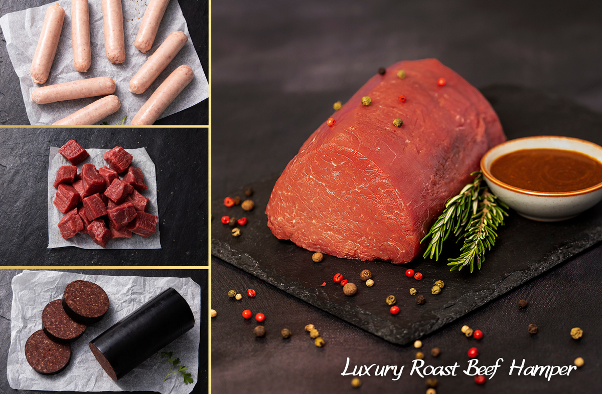 Luxury Scotch Roast Beef Hamper | Beef Online | JW Galloway