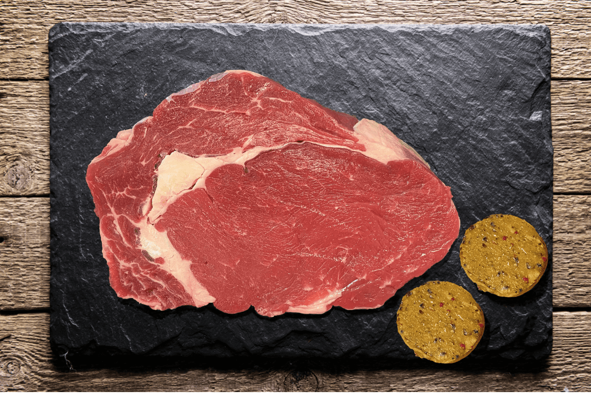 Thick Cut Ribeye Steak with Peppercorn Butters | JW Galloway